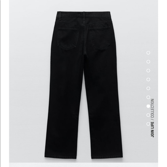 Zara | Jeans | Nwt Zara High Rise Black Straight Leg Jeans | Poshmark